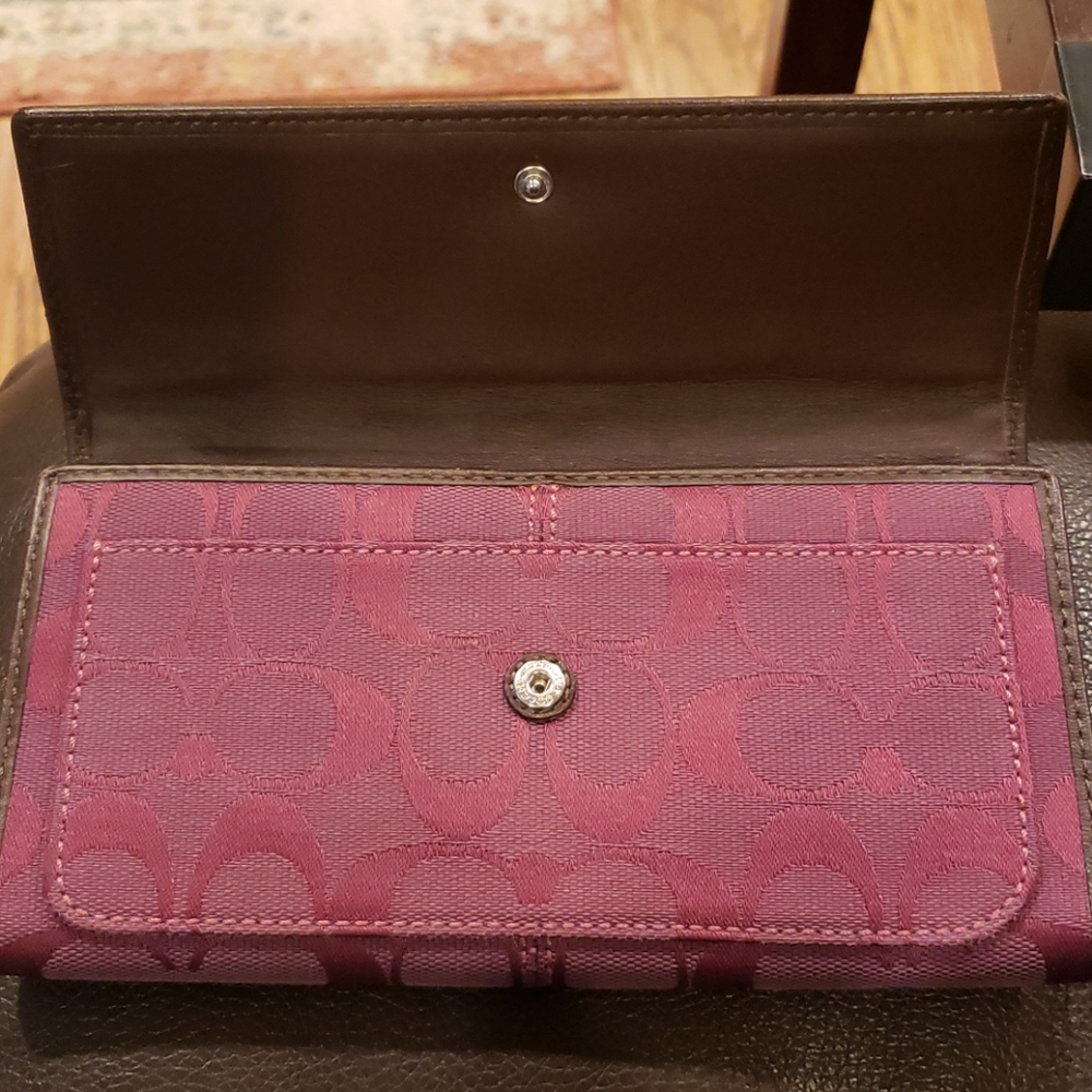 Vintage Coach Envelope Wallet Full Size - Gem